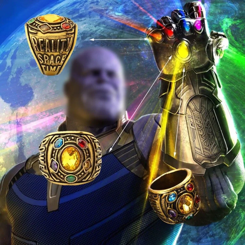 Accessories | Anime Game Hot Marvel Avengers Infinity Stones Mens Ring ...
